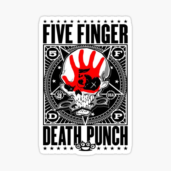 Five Finger Death Punch Stickers | Redbubble