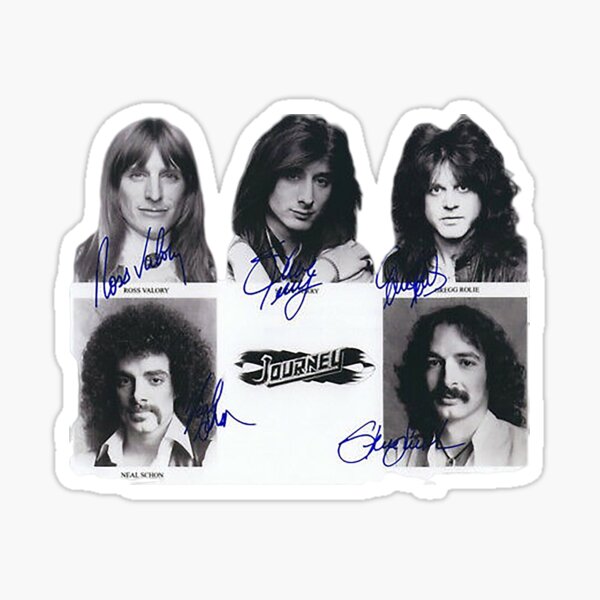 Journey Band Stickers | Redbubble