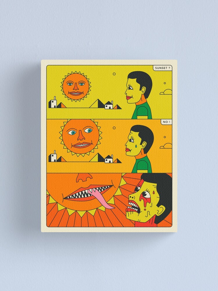 "BAD SUN" Canvas Print by JazzberryBlue | Redbubble