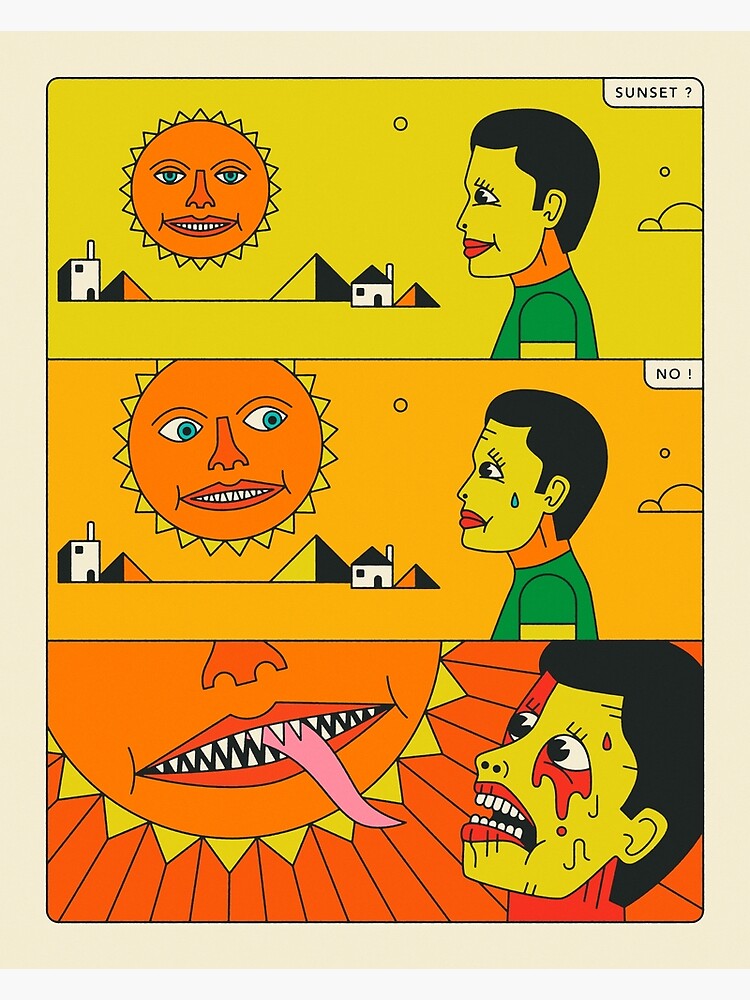 "BAD SUN" Canvas Print by JazzberryBlue | Redbubble