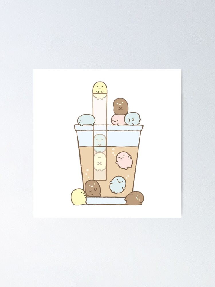 "sumikko gurashi boba " Poster for Sale by shownujin | Redbubble