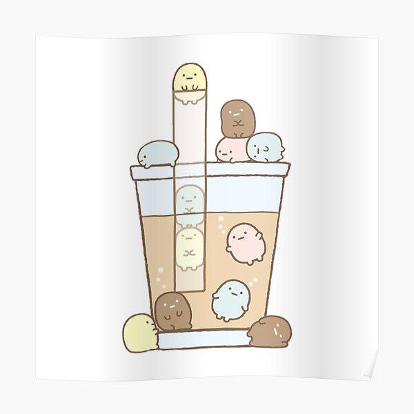 "sumikko gurashi boba " Poster for Sale by shownujin | Redbubble