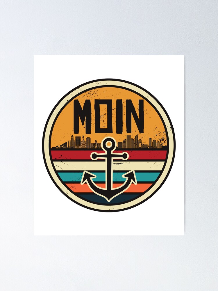 "Moin Hamburg Northern Germany greeting dialect hamburger" Poster by Onair555 | Redbubble