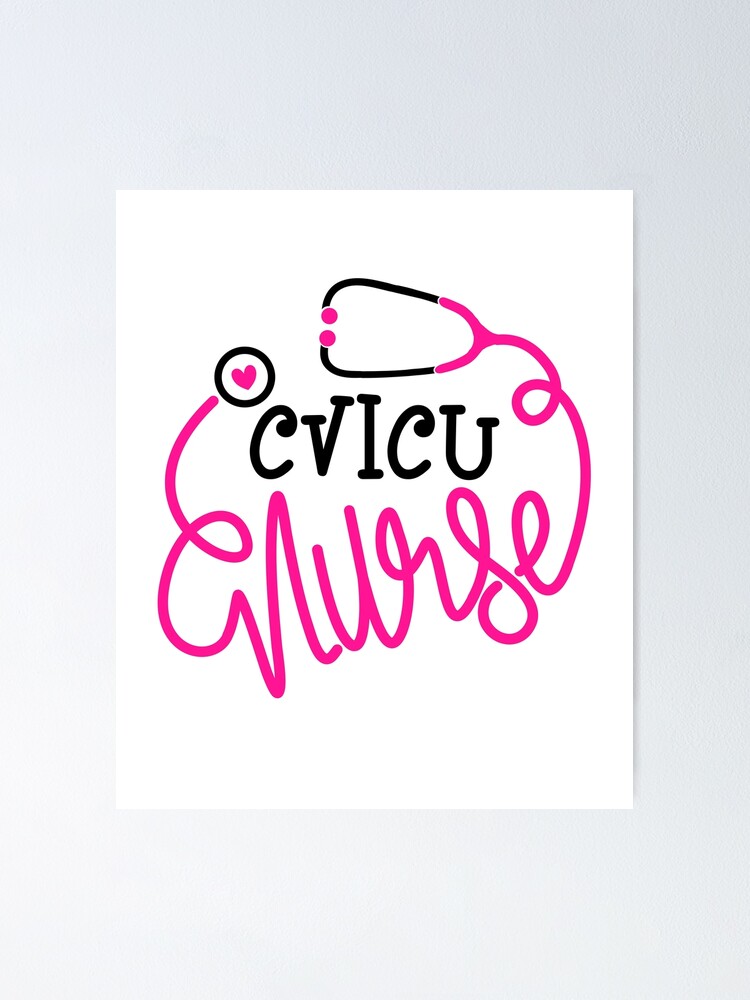 Póster «Enfermera CVICU - Unidad de cuidados intensivos ...