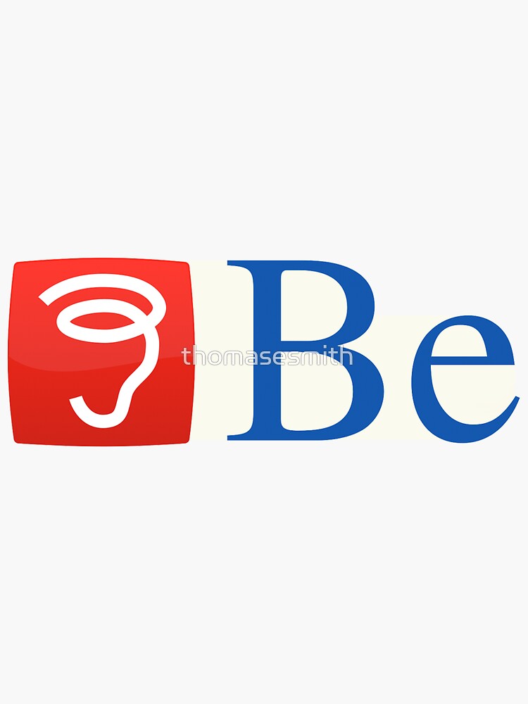 "Be!" Sticker for Sale by thomasesmith | Redbubble