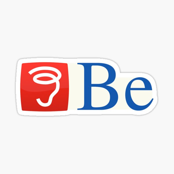 "Be!" Sticker for Sale by thomasesmith | Redbubble