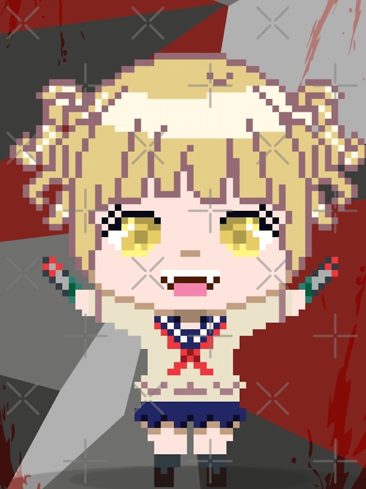 "My Hero Academia: Toga Himiko Pixel Art" iPhone Case for Sale by ...