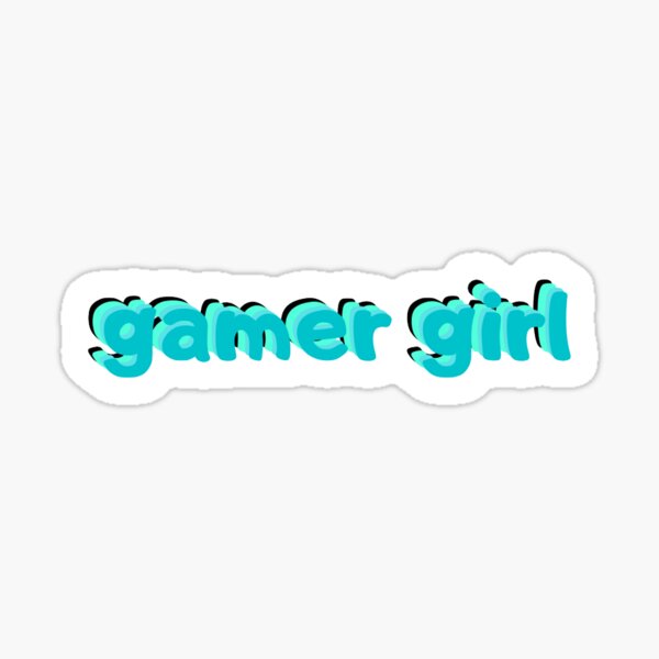 "gamer girl sticker" Sticker for Sale by designerdoctor | Redbubble