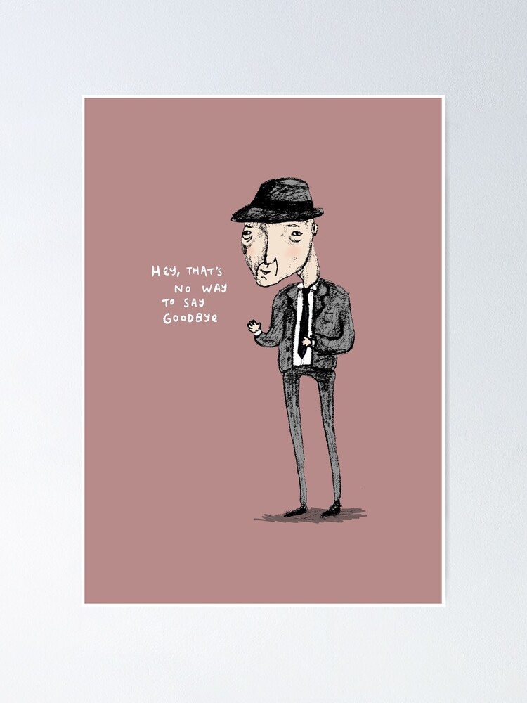 "Leonard Cohen" Poster by SophieCorrigan | Redbubble