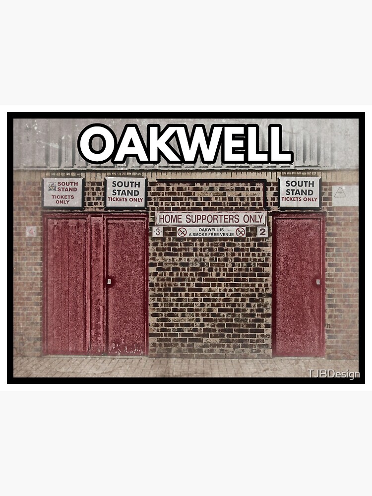 "Turnstiles at Oakwell" Sticker for Sale by TJBDesign | Redbubble