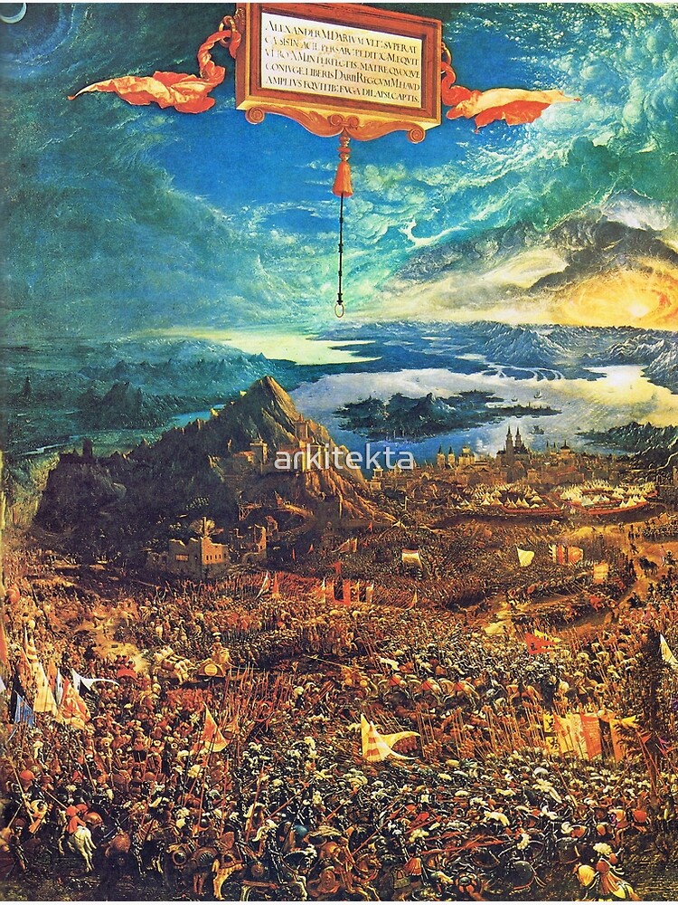 Battle Of Alexander The Great Against Darius At Issus Premium Matte ...