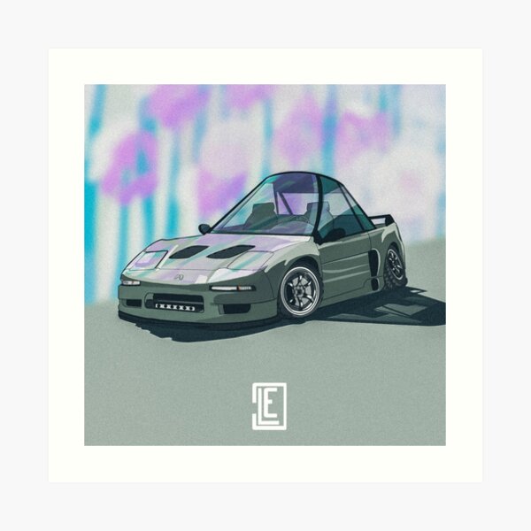 "Cartoon NSX" Art Print for Sale by Lervin4 | Redbubble