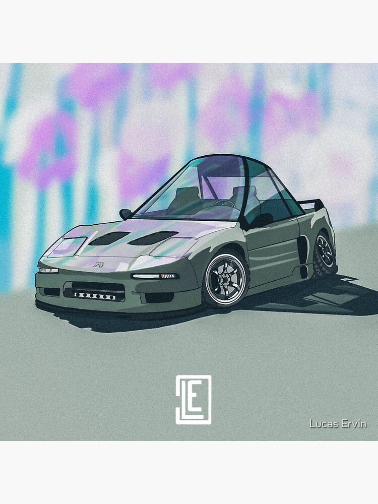 "Cartoon NSX" Art Print for Sale by Lervin4 | Redbubble