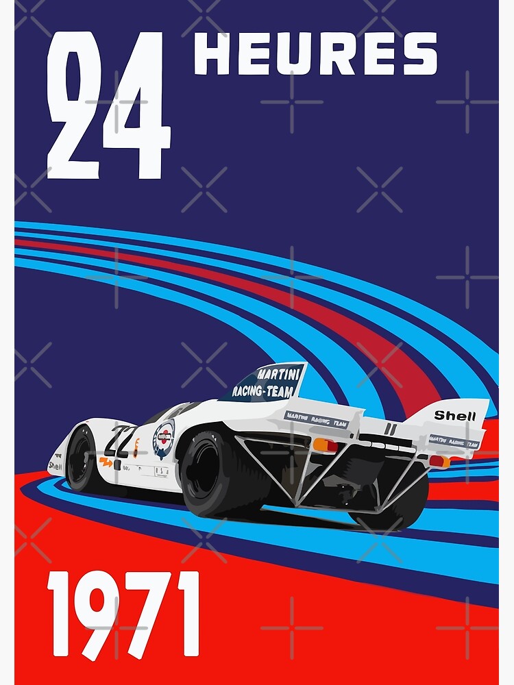 "Porsche 917 Martini Racing 1971" Poster for Sale by Speedbirddesign ...