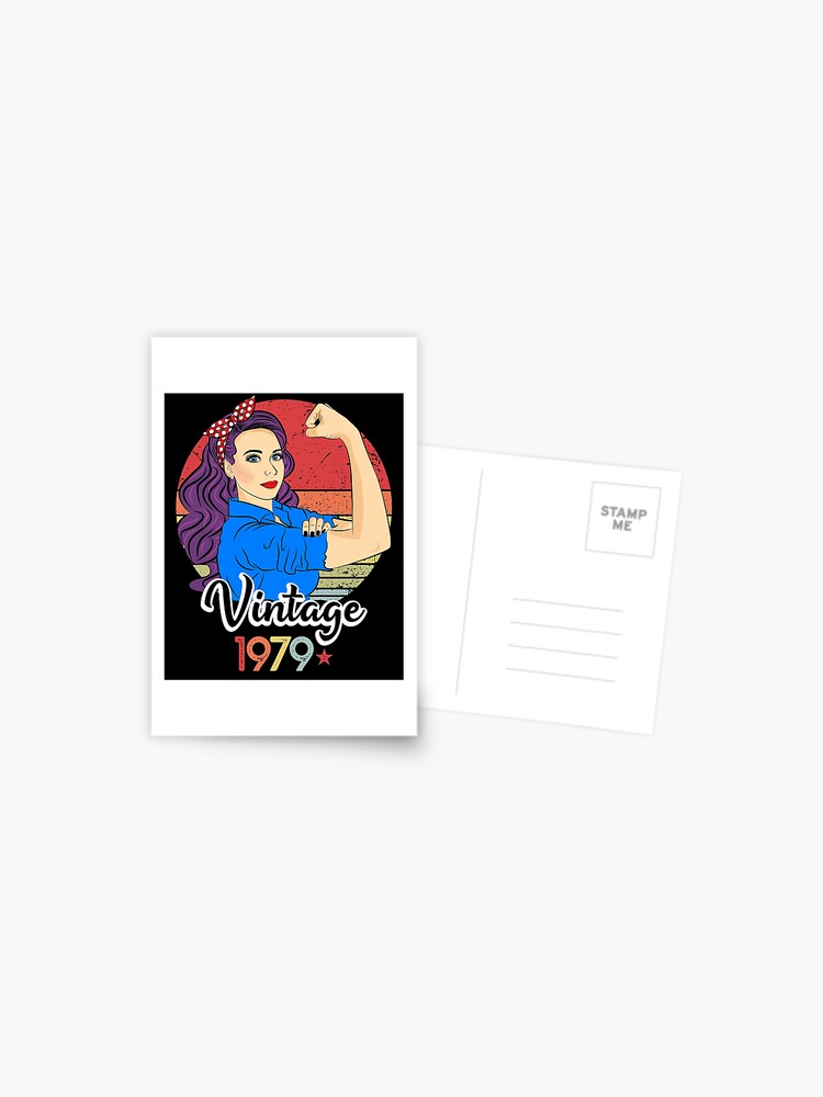 "42nd Birthday Gift 42 Years Old Born in 1979 Unbreakable" Postcard for ...