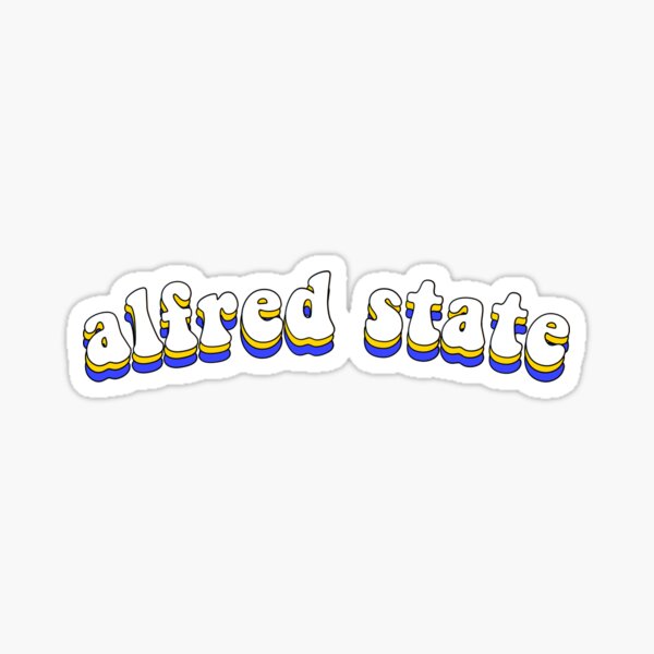 "groovy alfred" Sticker by sophiafinger | Redbubble