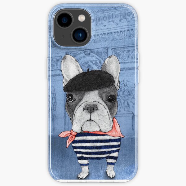 "Frenchie With Arc de Triomphe" iPhone Case for Sale by barruf | Redbubble