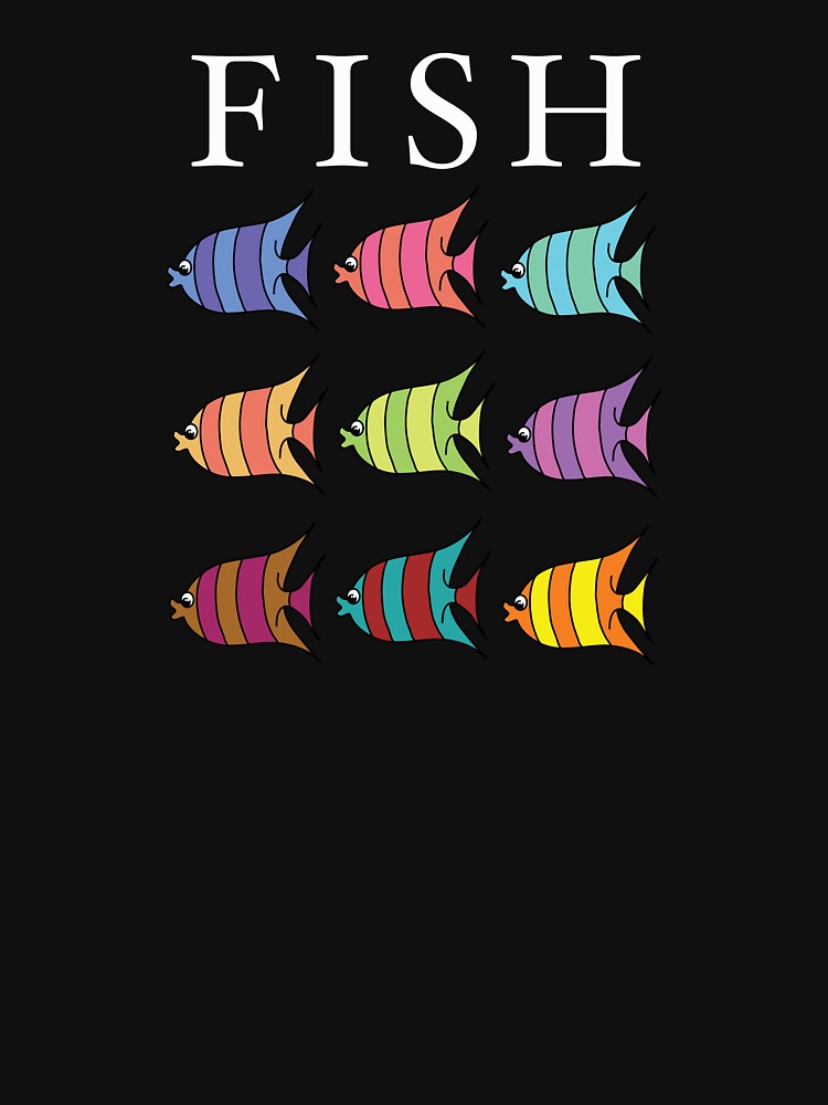 "Funky Fish for Fish Fans " T-shirt for Sale by DzzTzz | Redbubble ...