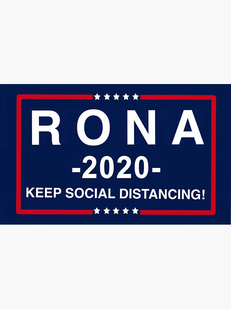 "Rona 2020 covid-19 sticker" Sticker for Sale by Gjones874 | Redbubble