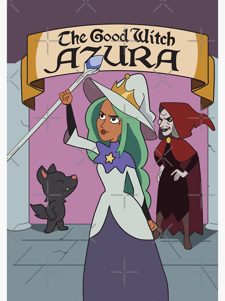 "The Good Witch Azura poster - The Owl House" Sticker by ...