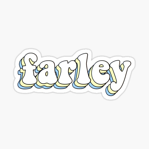 "farley hall" Sticker for Sale by pcnielsen | Redbubble
