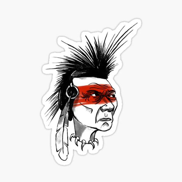 "American Indian" Sticker for Sale by athertoncustoms | Redbubble