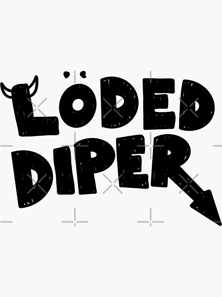 "LODED DIPER - Diary of a Wimpy Kid" Sticker for Sale by tgannon ...
