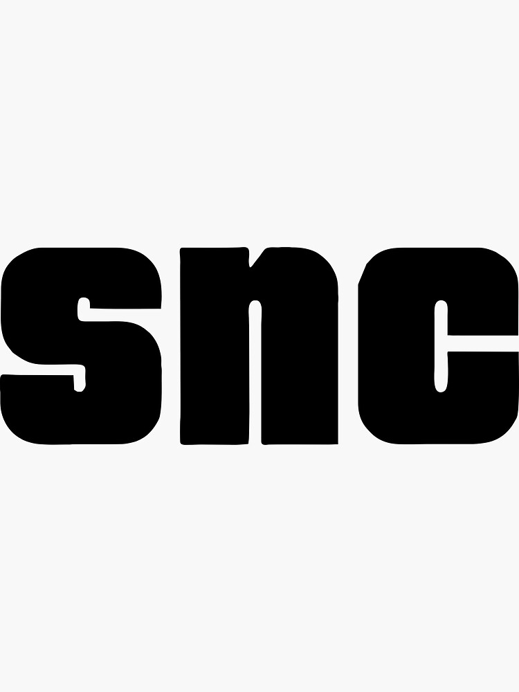 "BEST TO BUY - SNC Logo" Sticker by danvillegaz | Redbubble