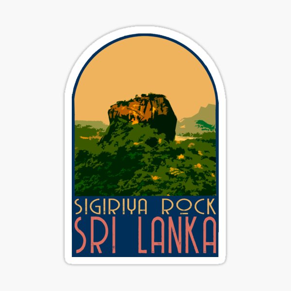 "Sigiriya Sri Lanka Decal" Sticker for Sale by zsonn | Redbubble