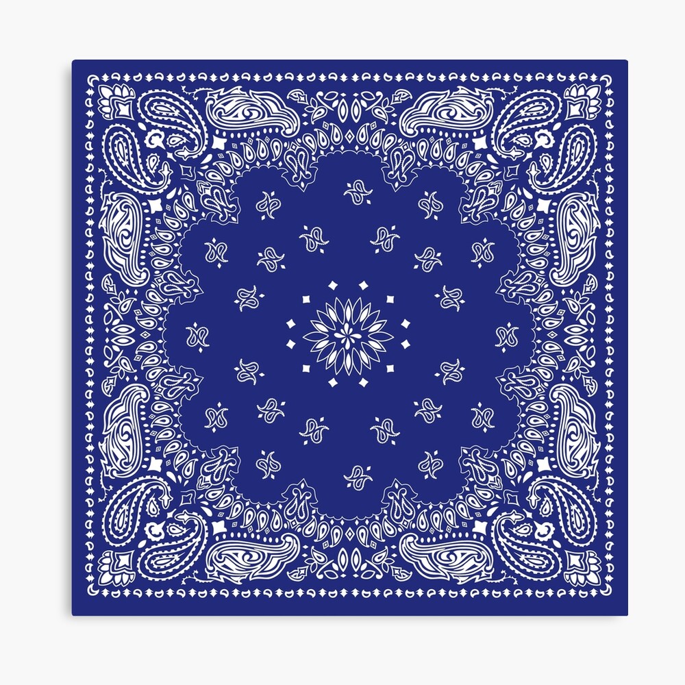 "Blue Bandana " Canvas Print by FreeGoosie | Redbubble