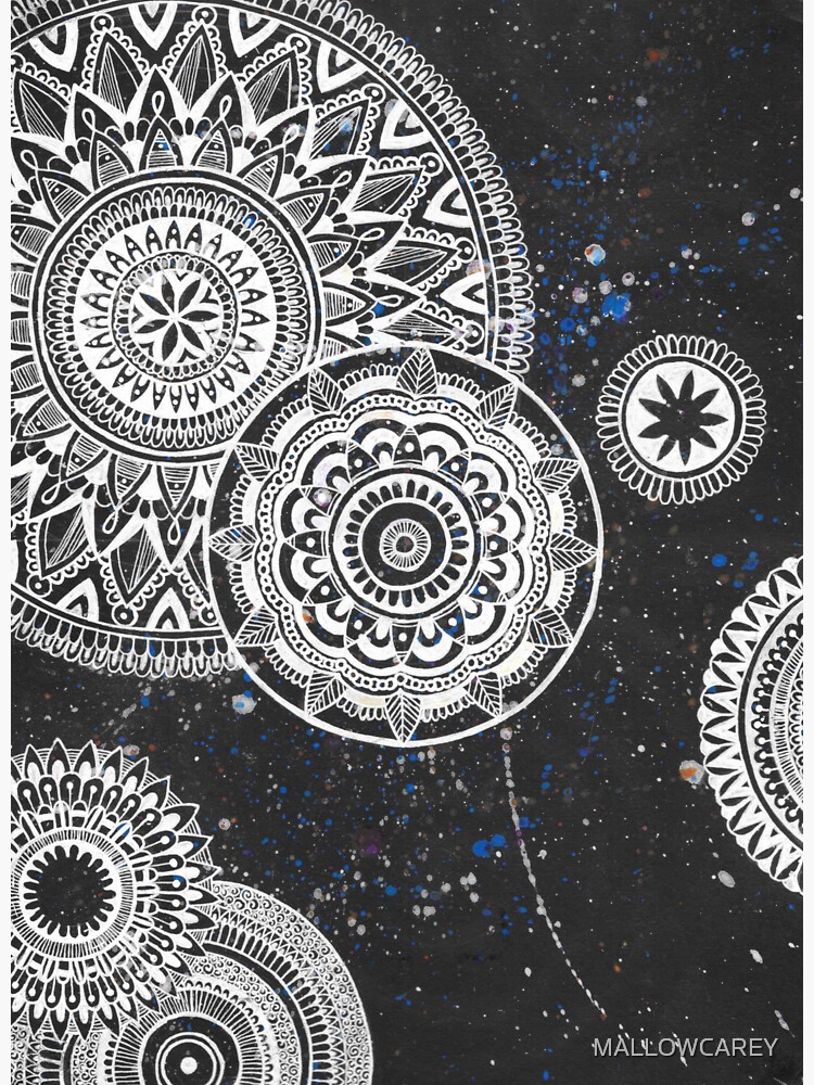 "Mandala Splash" Sticker by MALLOWCAREY | Redbubble