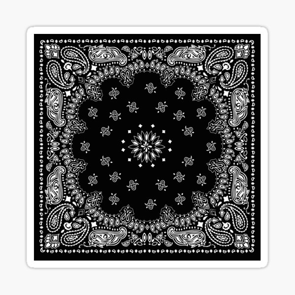 "Black Bandana " Sticker for Sale by FreeGoosie | Redbubble