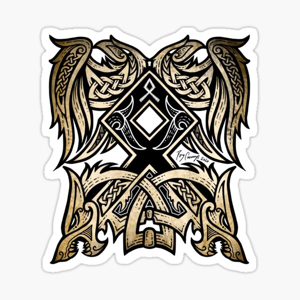 "Odal" Sticker for Sale by celthammerclub | Redbubble