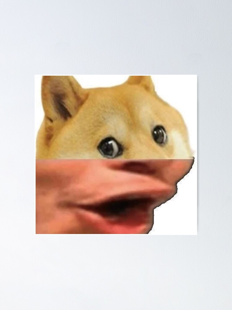 "Pog doge" Poster by Banime | Redbubble