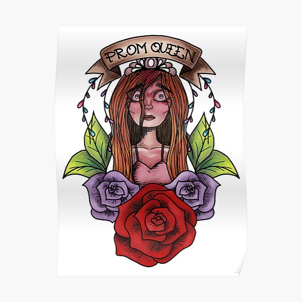 "Carrie Prom Queen Color" Poster by ClaraHearts | Redbubble