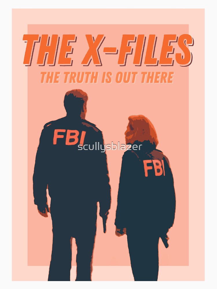 "Mulder and Scully X-FILES Vintage Inspired Retro Poster" T-shirt for ...