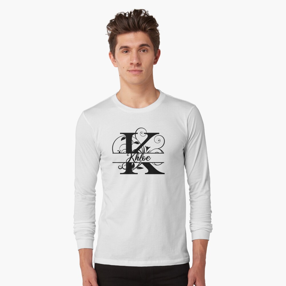 "Personalized Name Monogram K - Khloe - Letter K" Sticker for Sale by ...