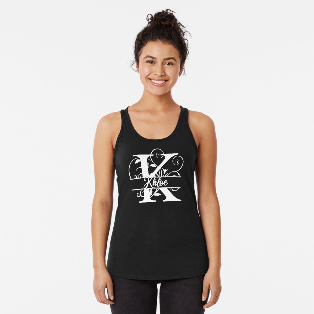 "Personalized Name Monogram K - Khloe - Letter K White" Poster for Sale ...