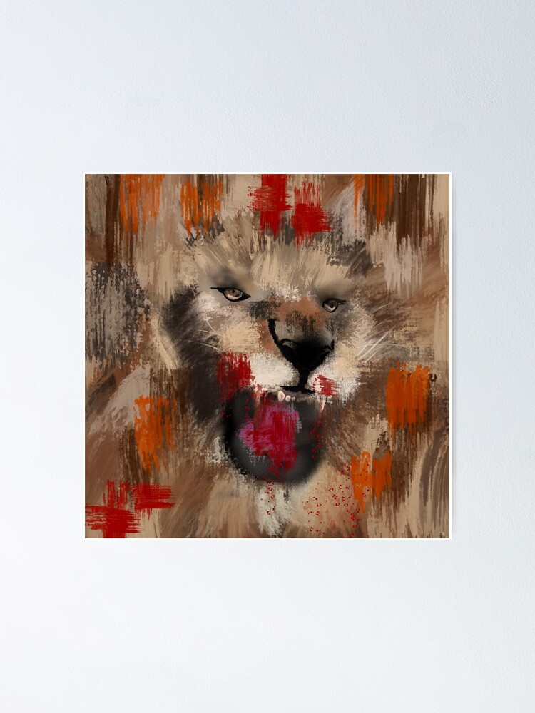 "Jungle ROAR" Poster for Sale by EMI-Design | Redbubble