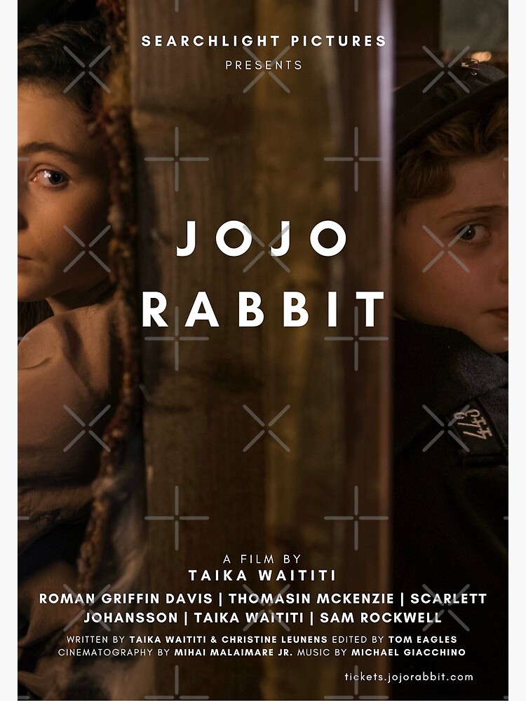 "JOJO RABBIT POSTER" Poster for Sale by mikceys | Redbubble