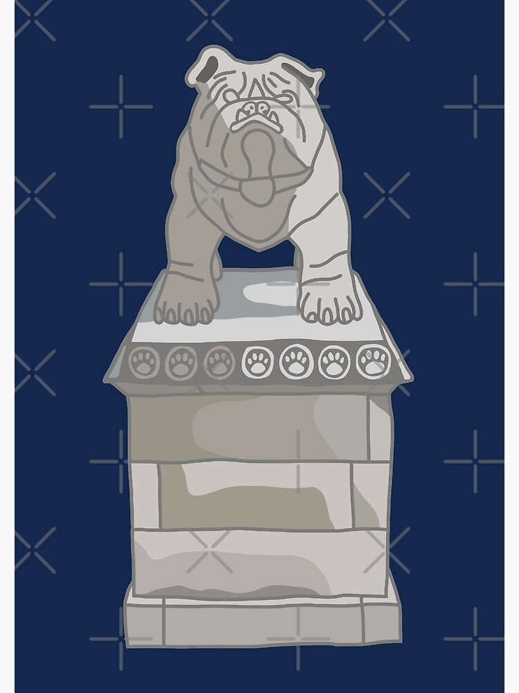 "Butler University Bulldog Statue" Spiral Notebook for Sale by Abigail ...