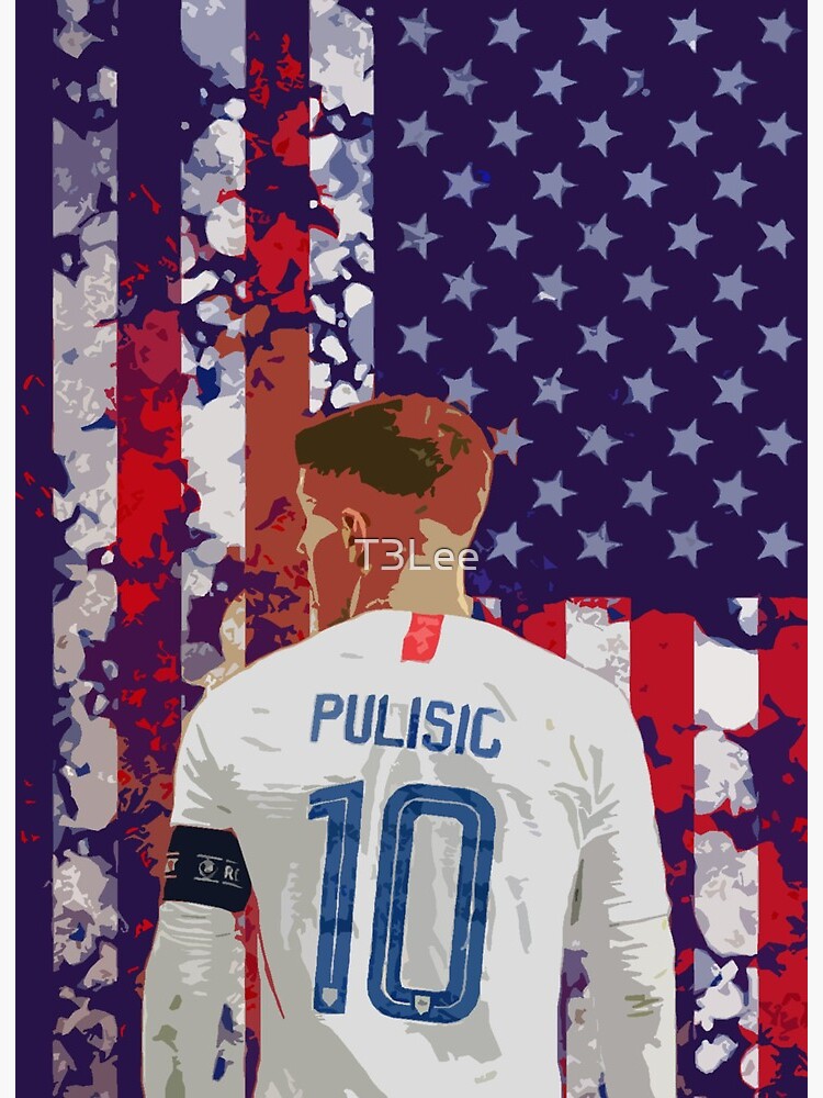 "Christian Pulisic USA Poster" Art Board Print for Sale by T3Lee ...