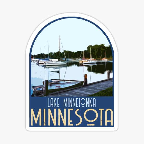 "Lake Minnetonka Minnesota Decal" Sticker for Sale by zsonn | Redbubble