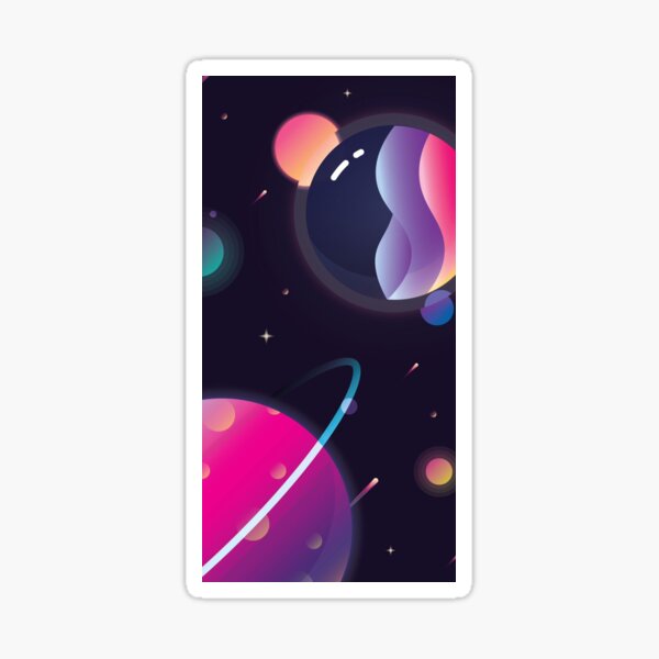 "Galaxy Art" Sticker for Sale by GodsHome | Redbubble
