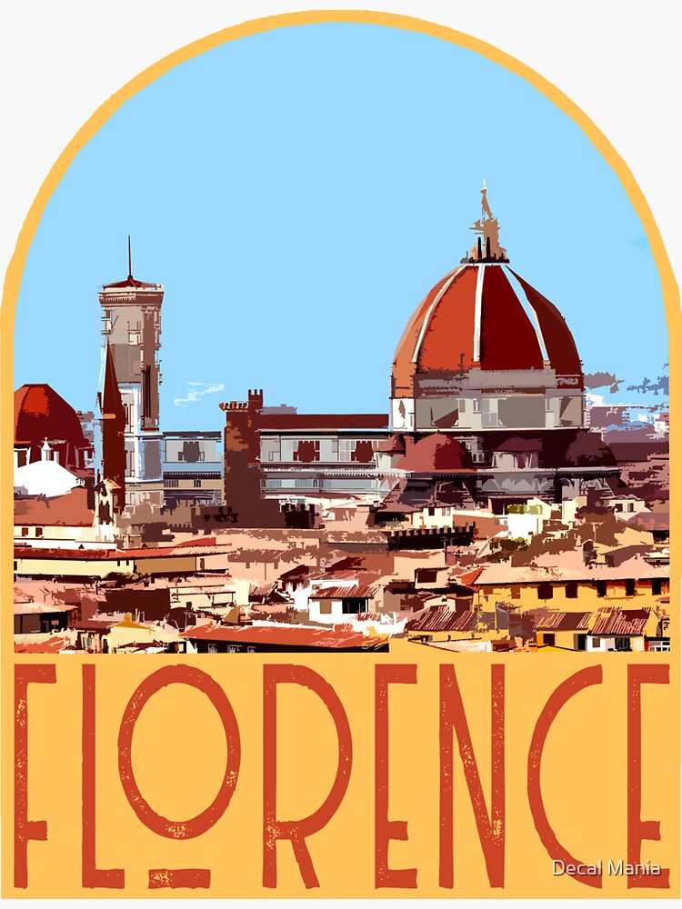 "Florence, Italy Decal" Sticker for Sale by zsonn | Redbubble