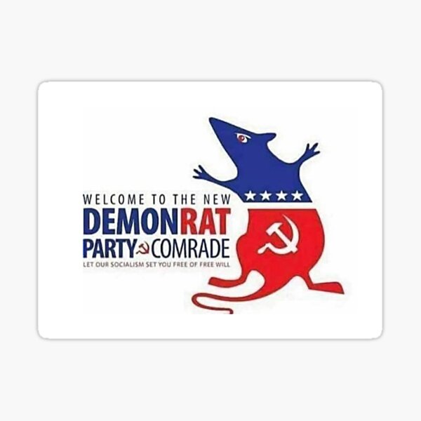 "Demonrats -- Democratic Party" Sticker for Sale by Juan0506 | Redbubble