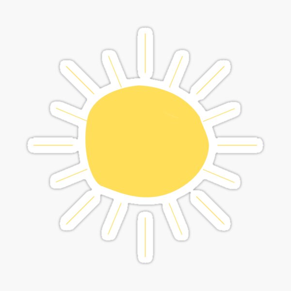 "groovy sun" Sticker by holmesar2 | Redbubble