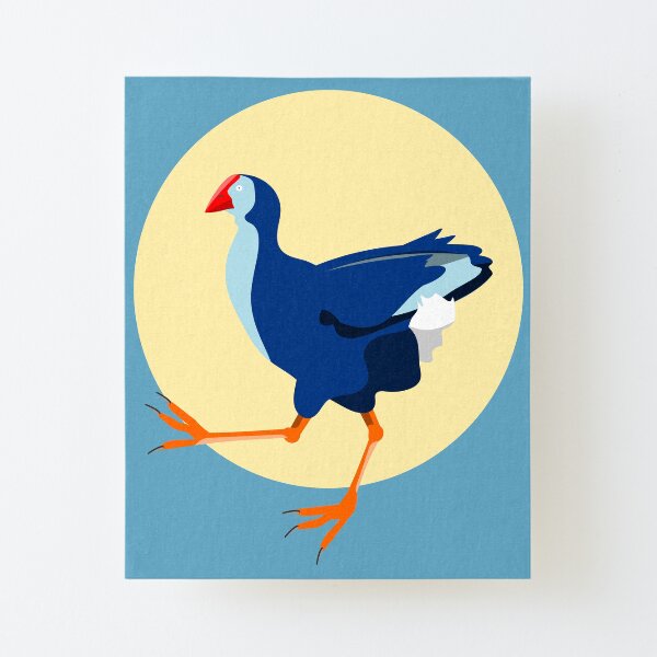 Pukeko Mounted Prints | Redbubble