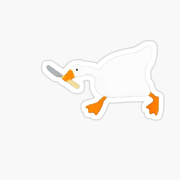 "untitled goose " Sticker for Sale by tendercowboy | Redbubble