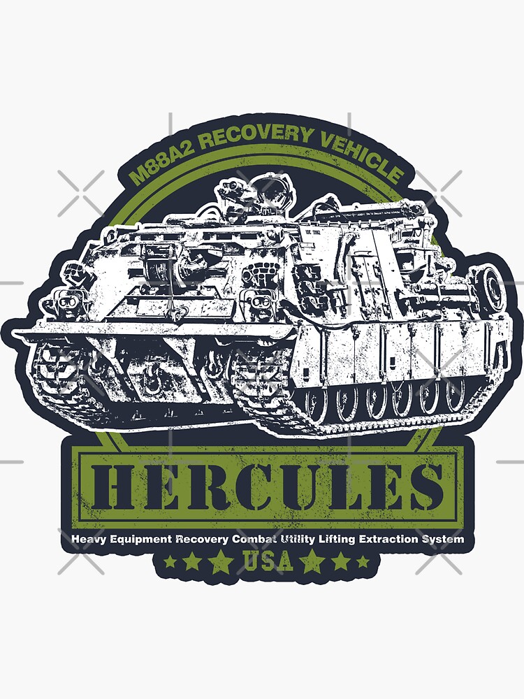 "M88 Hercules Armoured Recovery Vehicle" Sticker for Sale by ...
